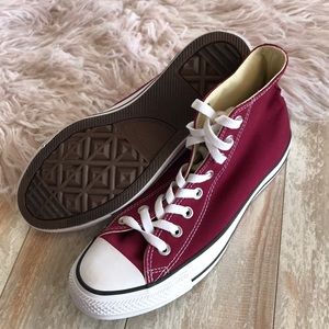 Converse | Shoes | Nwt Converse Id Maroon High Tops | Poshmark